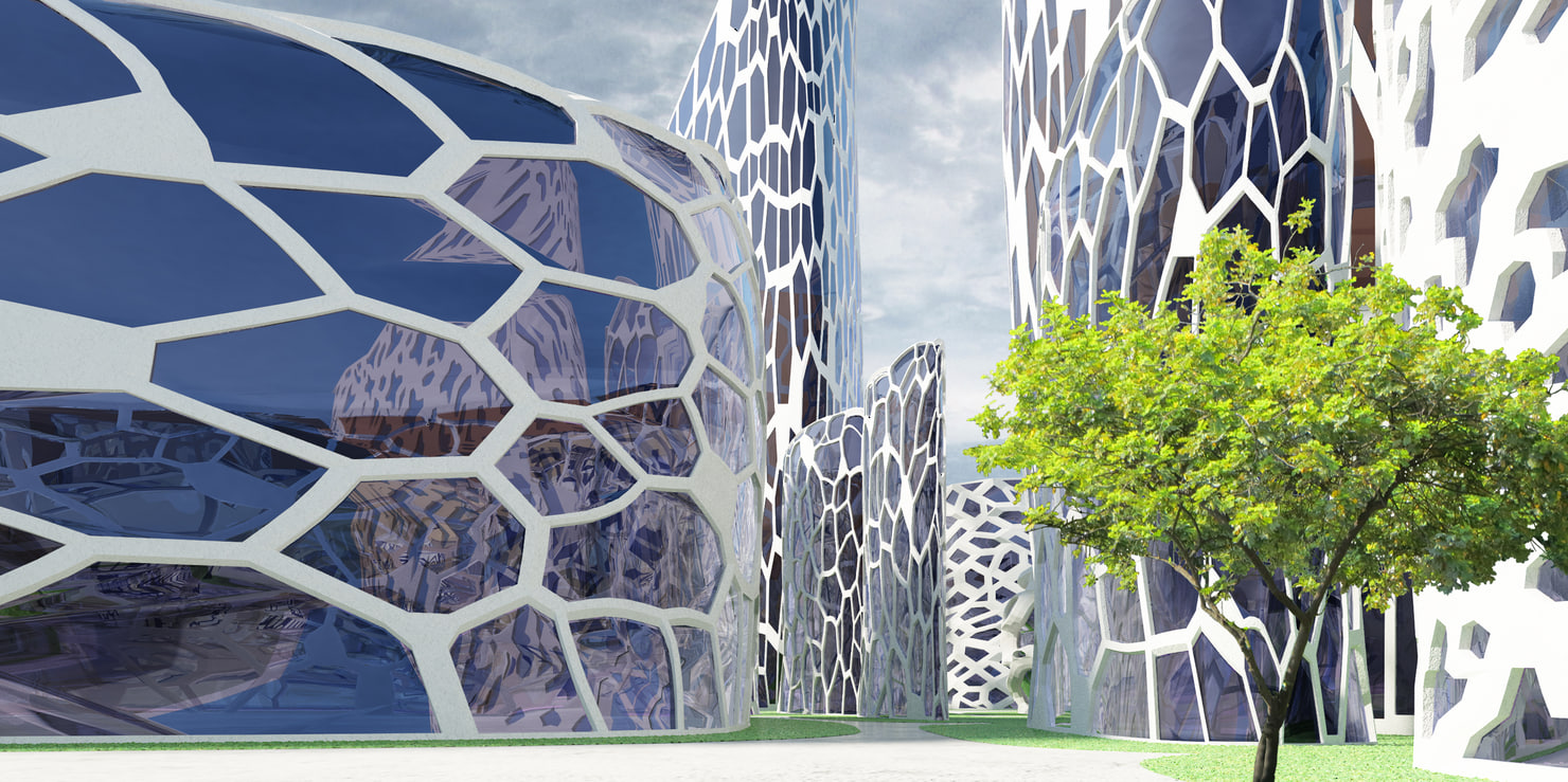 3D future city - TurboSquid 1181609