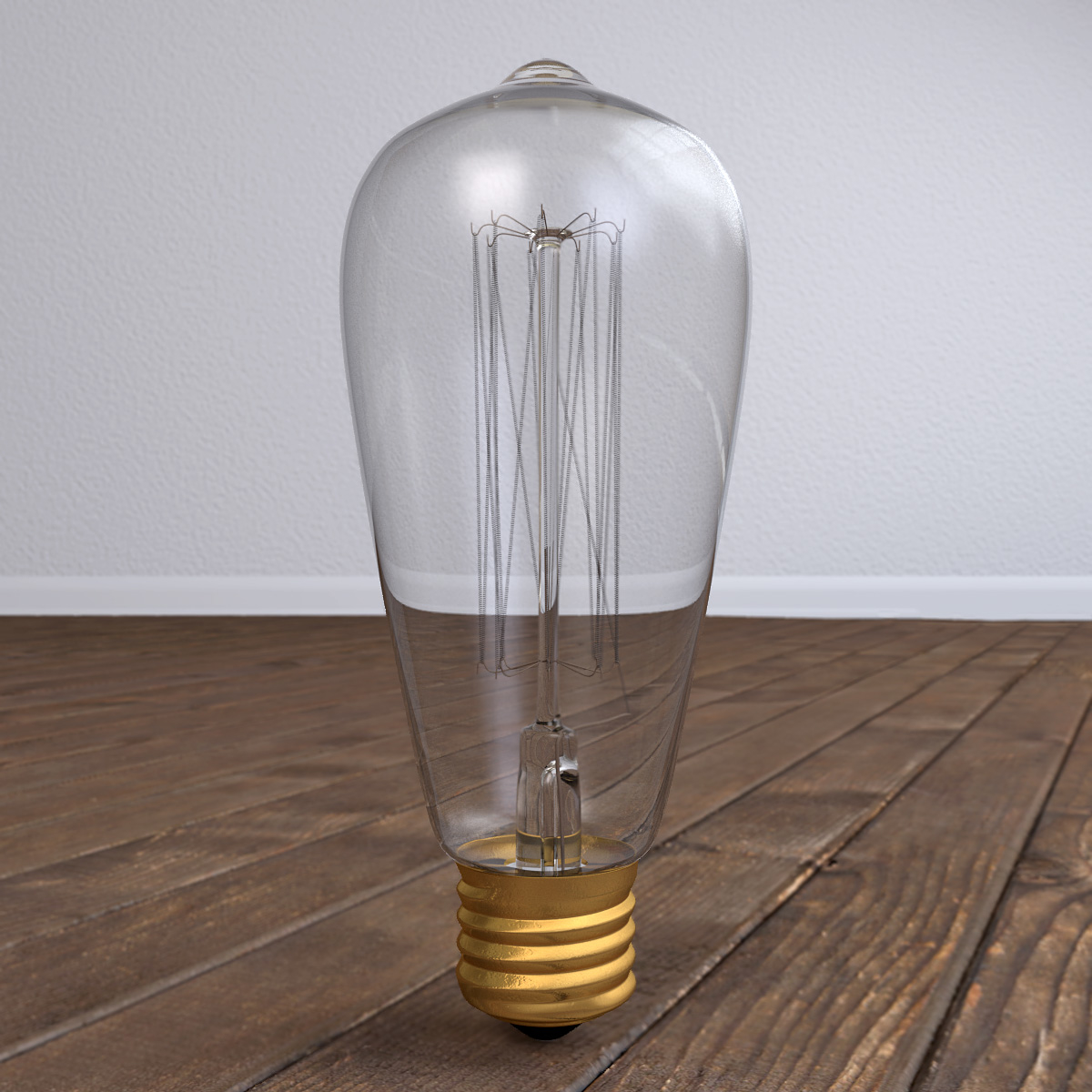 3D edison lightbulb model - TurboSquid 1181662