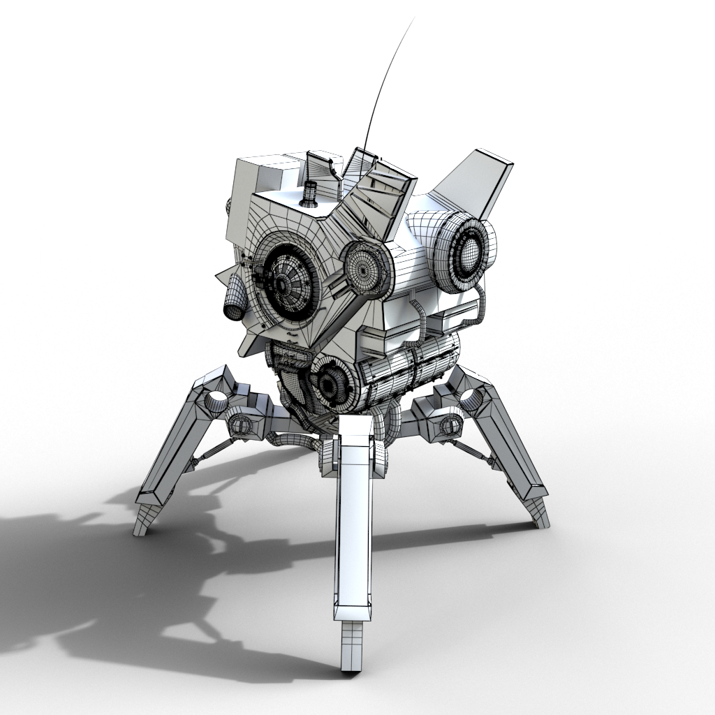 Sci fi walker model - TurboSquid 1181693