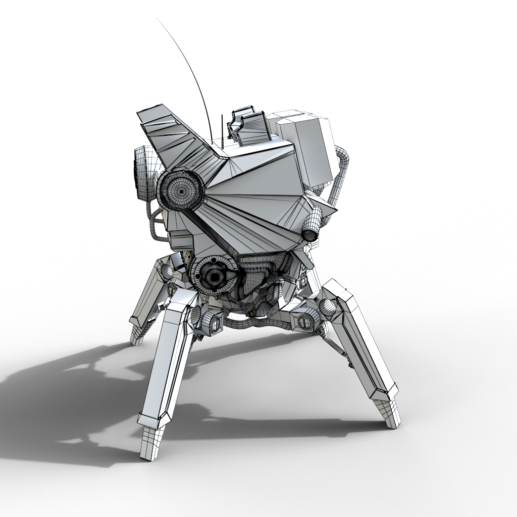 Sci fi walker model - TurboSquid 1181693