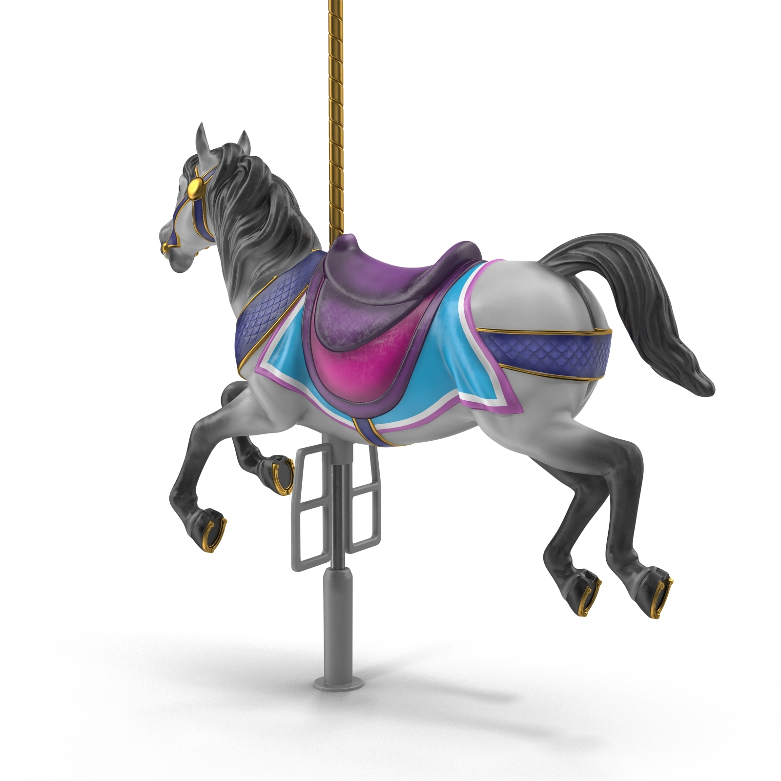 Carousel horse v8 3D model - TurboSquid 1181981