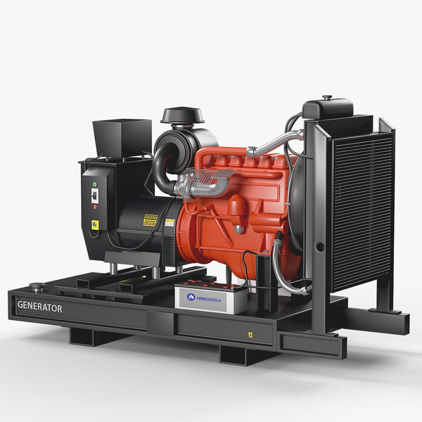 3D diesel generator - TurboSquid 1182058