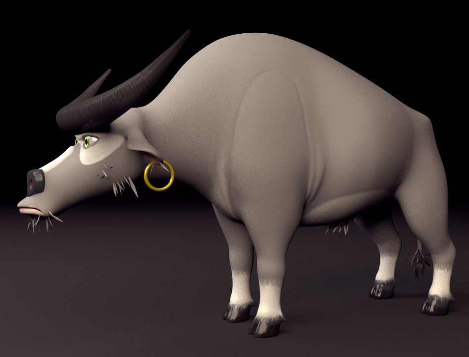 Free 3D model ox cartoon rig - TurboSquid 1182076
