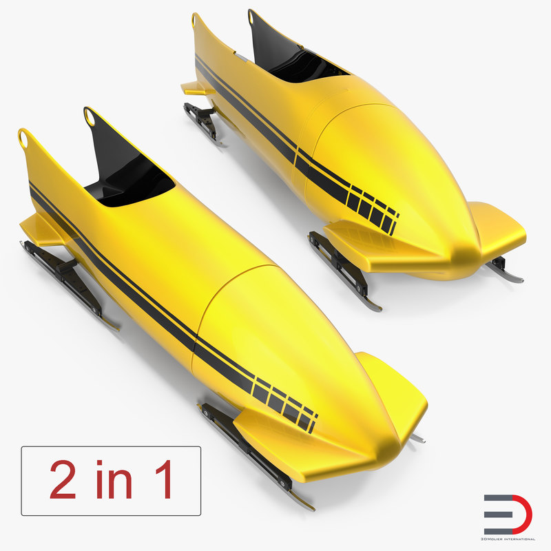 Bobsleds set 2 3D - TurboSquid 1182102