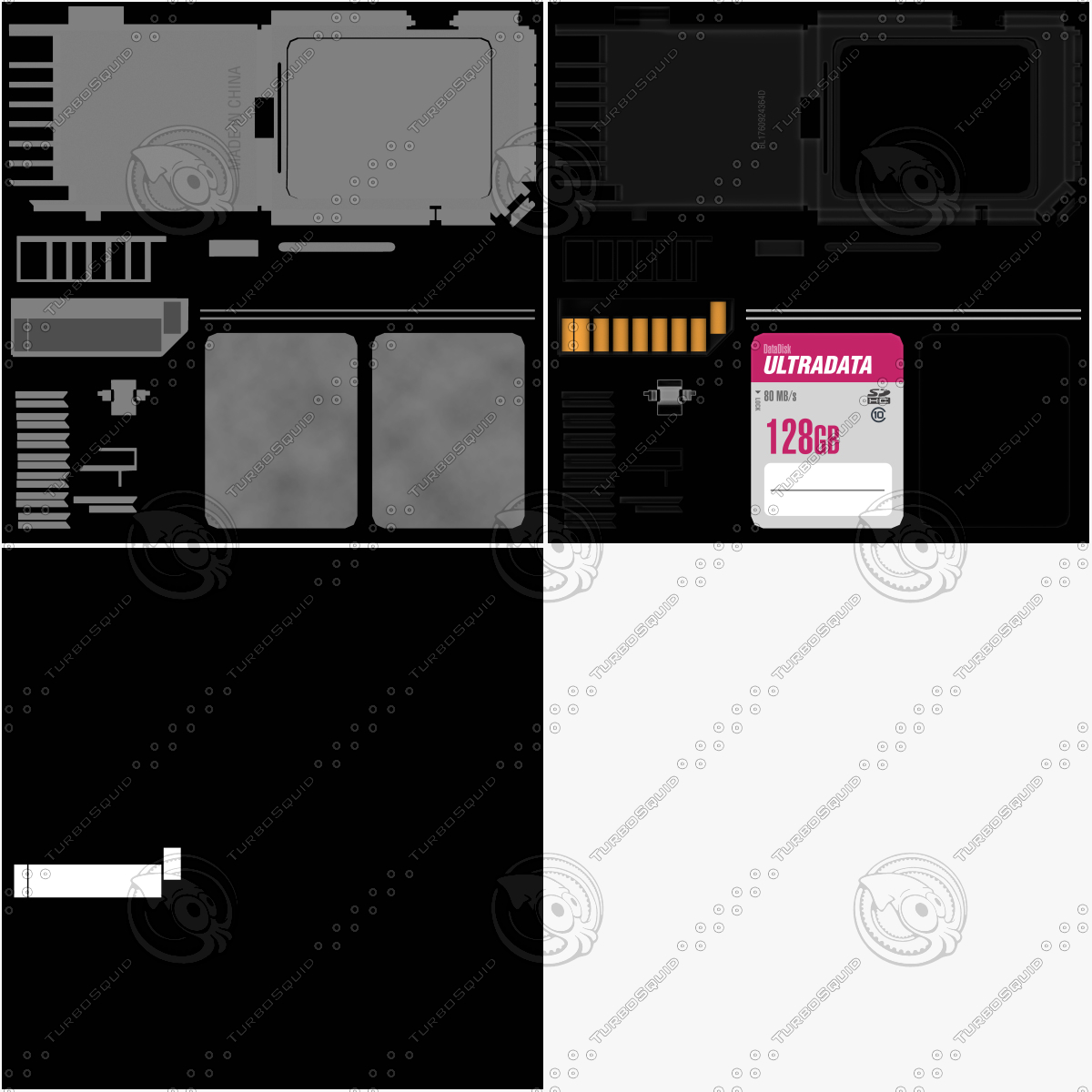 Secure digital sd-card 3D model - TurboSquid 1182108