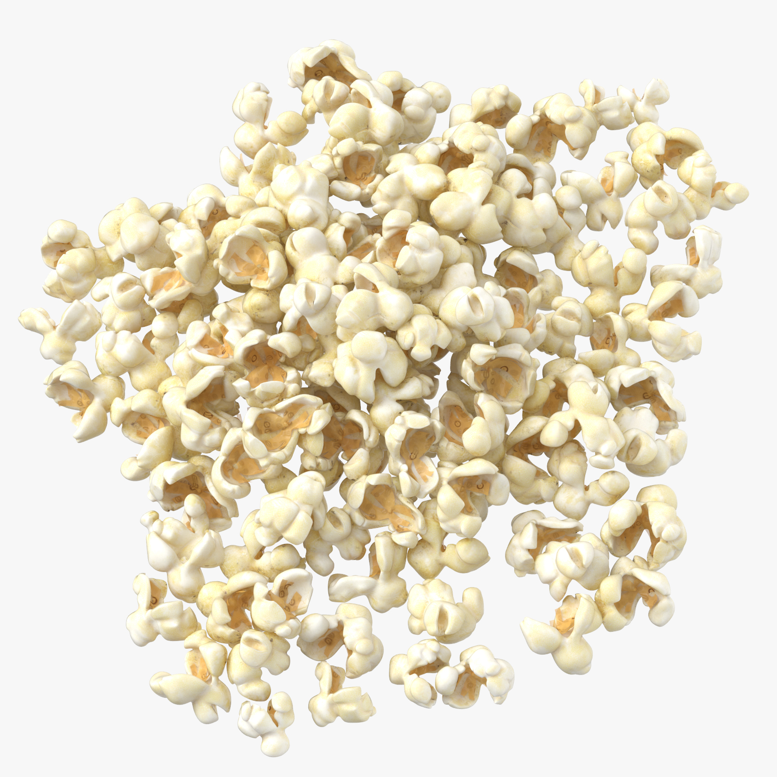 Movie popcorn pile - 3D model - TurboSquid 1182133