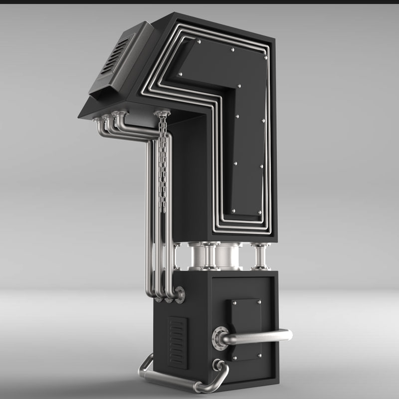 Free typography 3D model - TurboSquid 1182157