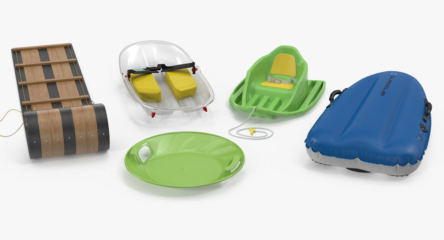 3D snow sleds - TurboSquid 1182185