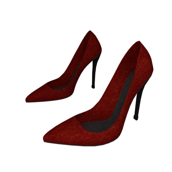 FM High Heels 3D-Modell - TurboSquid 1182355