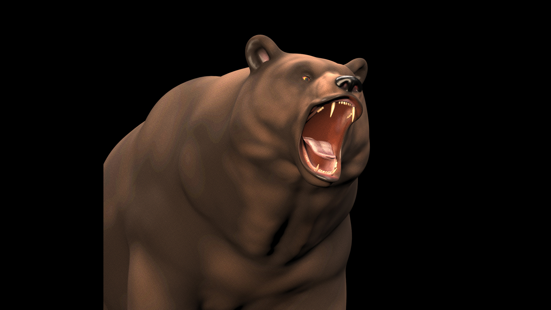 3D bear rig model - TurboSquid 1182391