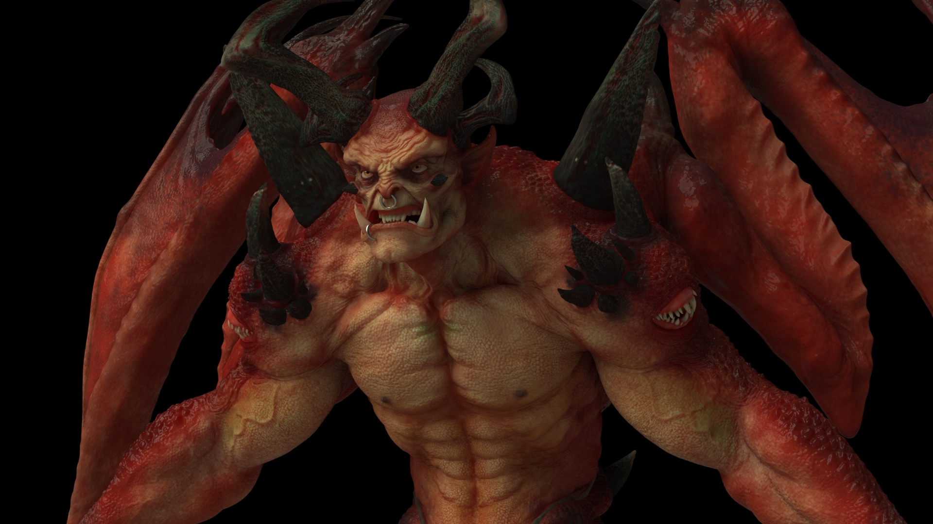 3D leo demon rig - TurboSquid 1182399