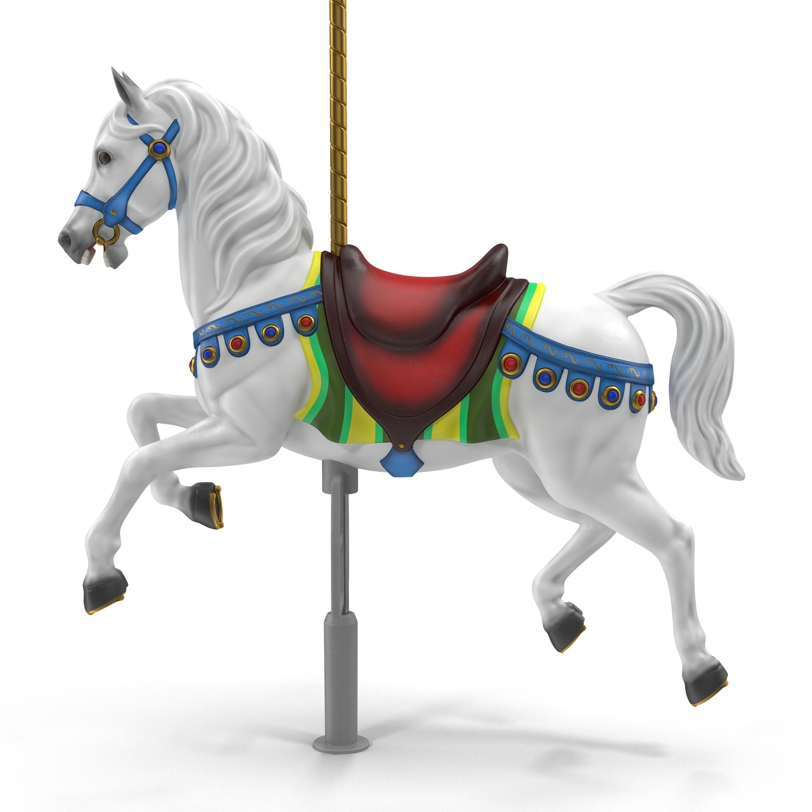 Carousel horse v9 3D model - TurboSquid 1182538