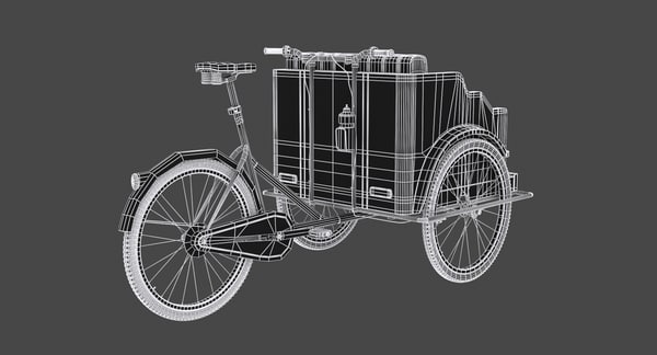 Green pedicab 3D model - TurboSquid 1182808