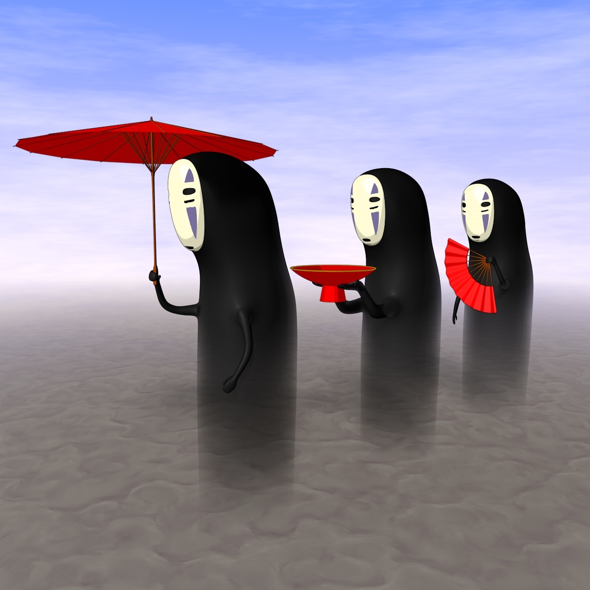 Kaonashi faceless spirit 3D - TurboSquid 1182868