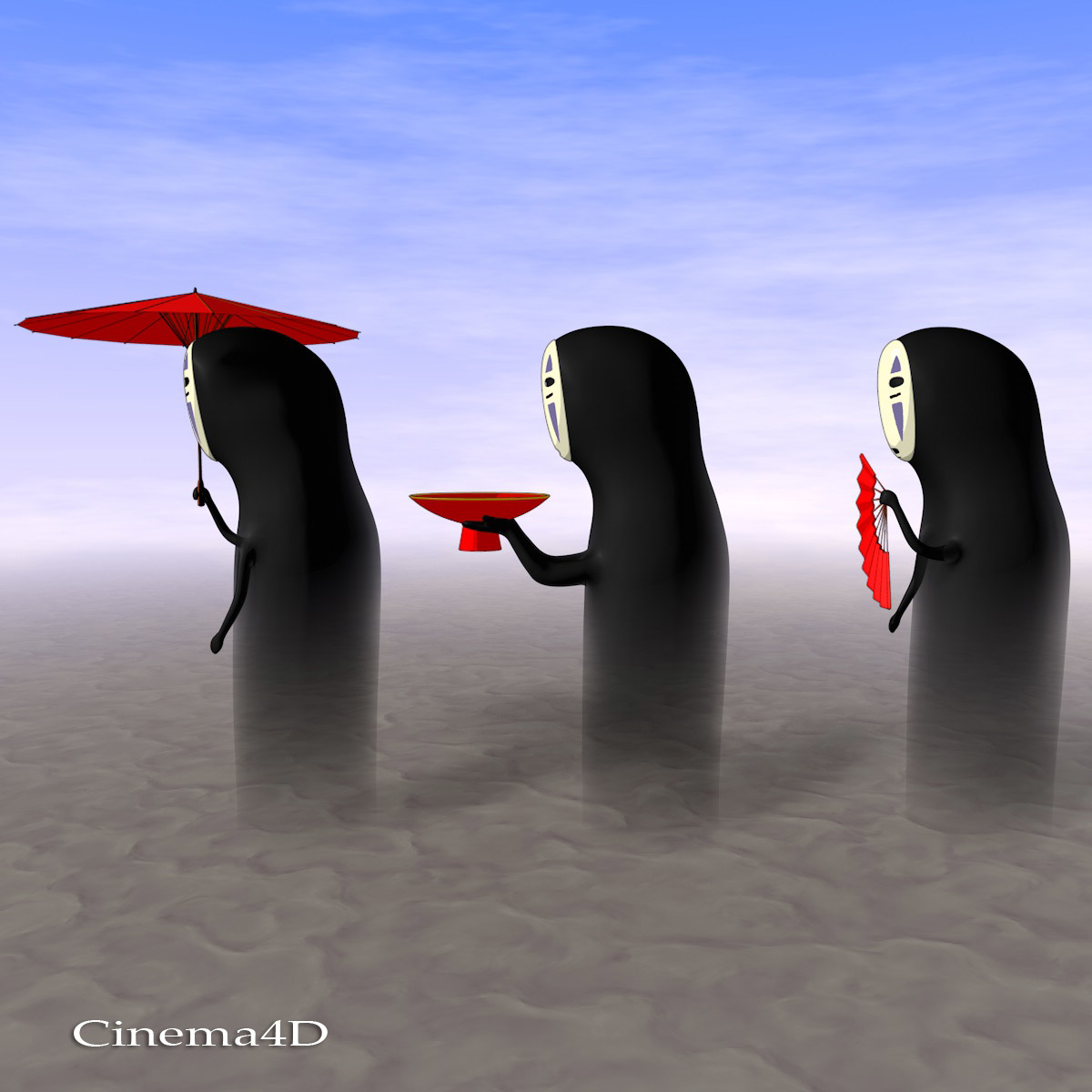 Kaonashi faceless spirit 3D - TurboSquid 1182868