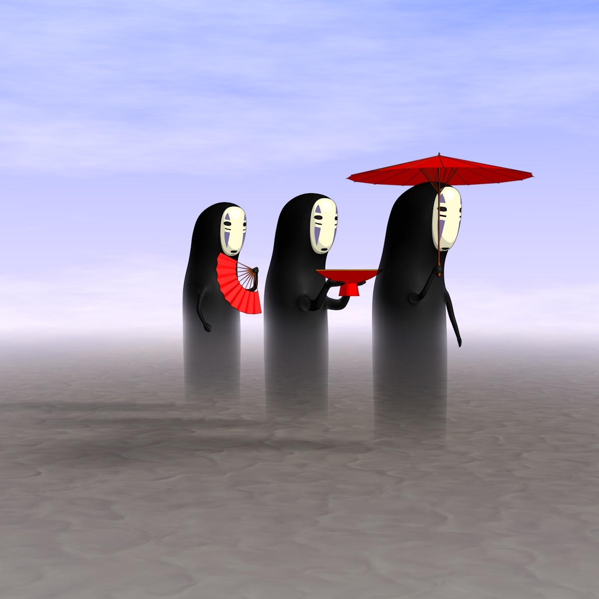 Kaonashi faceless spirit 3D - TurboSquid 1182868