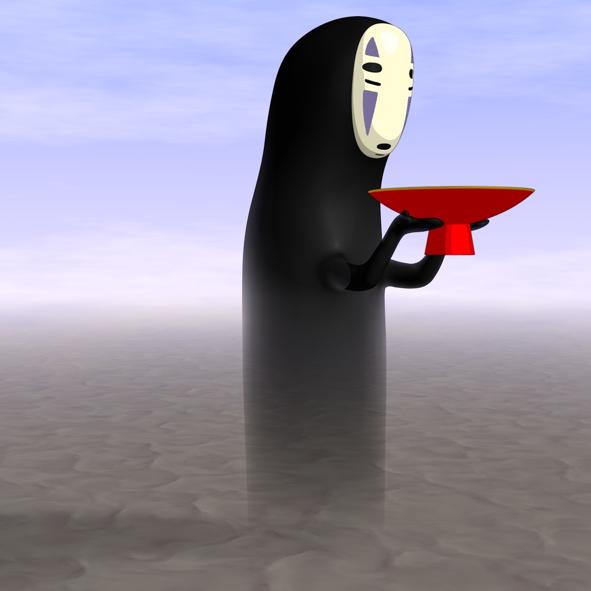 Kaonashi faceless spirit 3D - TurboSquid 1182868
