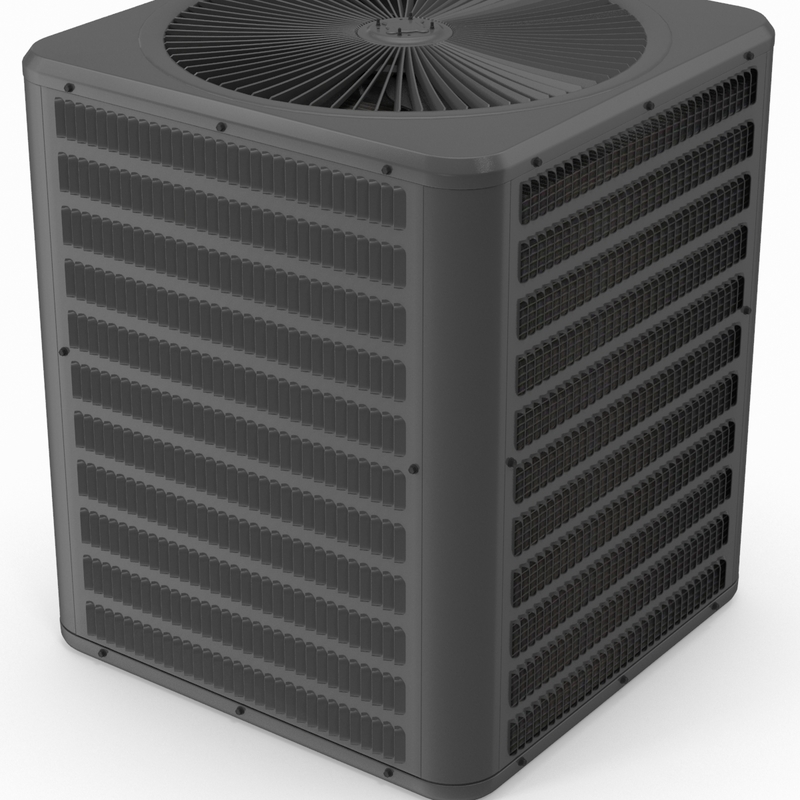 Ac unit model - TurboSquid 1182880