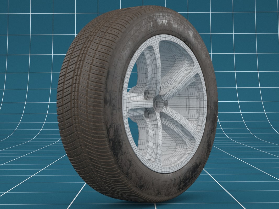 Realistic car tire 3D model - TurboSquid 1183503