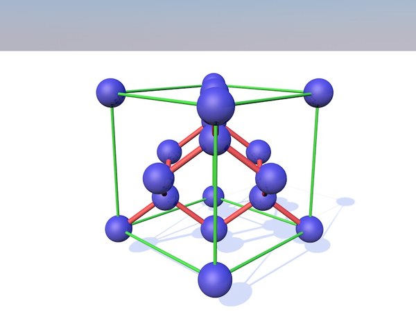 Silicon crystal lattice 3D model - TurboSquid 1183566
