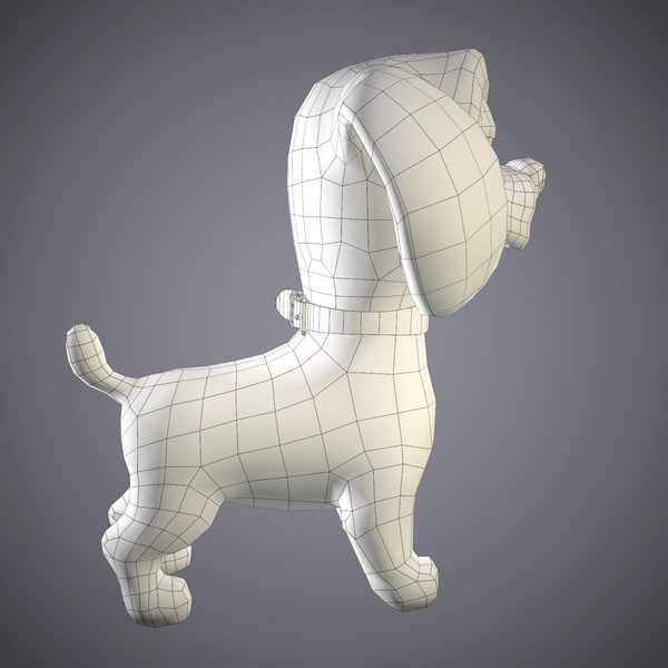modelo 3d Perro de dibujos animados - TurboSquid 1183833