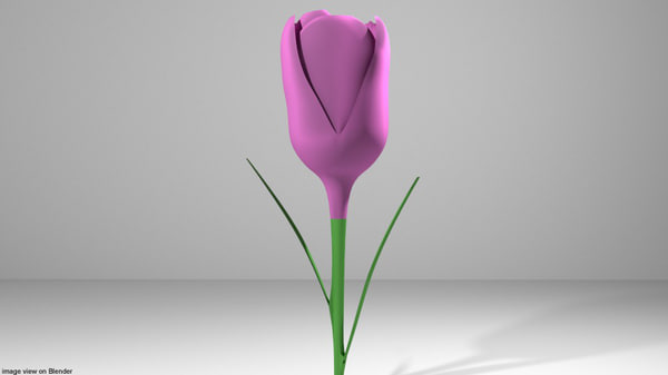 modelo 3d Flor - Tulipán - TurboSquid 1183915
