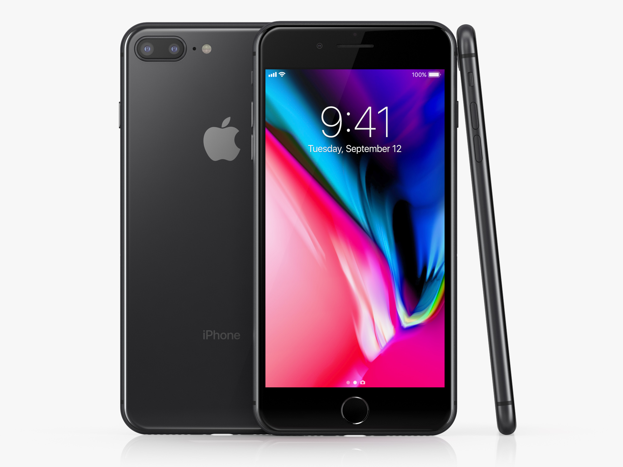 3D model apple iphone 8 black - TurboSquid 1183968