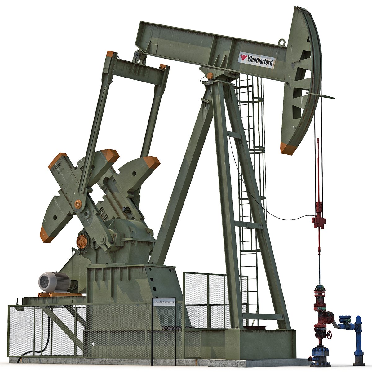 Oil production equipment 3D model - TurboSquid 1183993