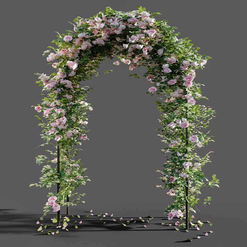 3D roses arch - TurboSquid 1184227