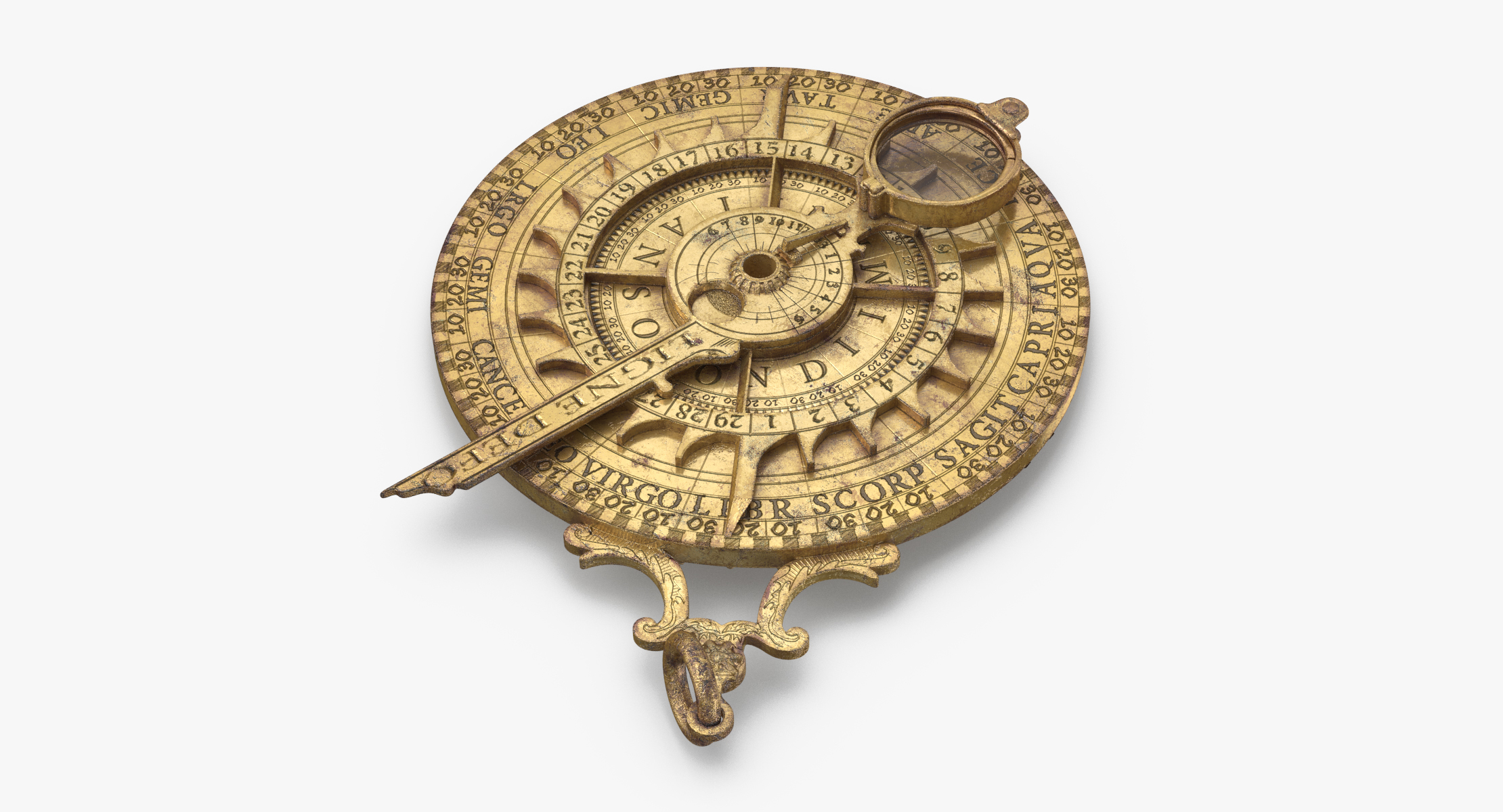 Astrolabe 3D model - TurboSquid 1184456