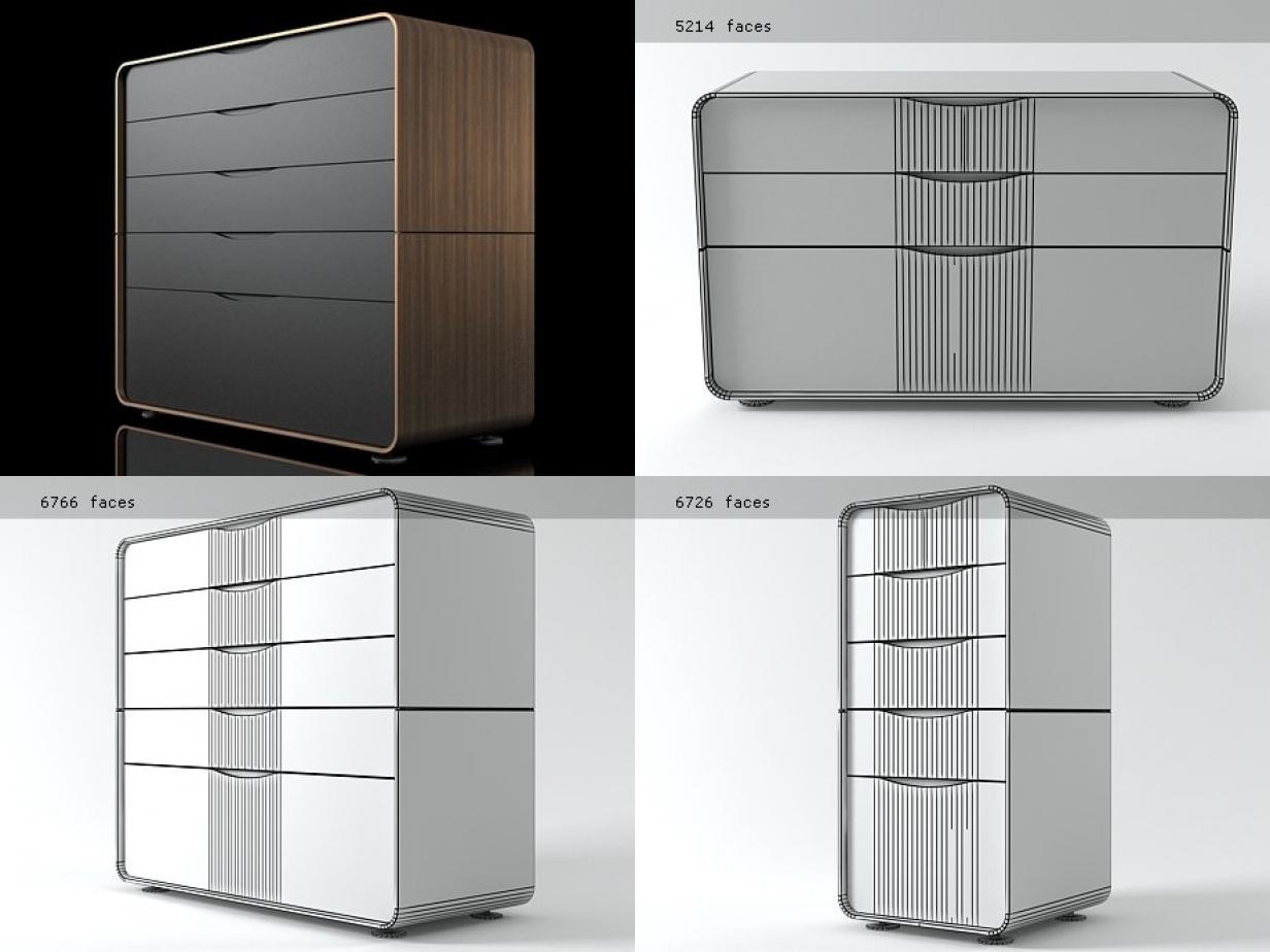 Cemia cabinets 3D model - TurboSquid 1184499