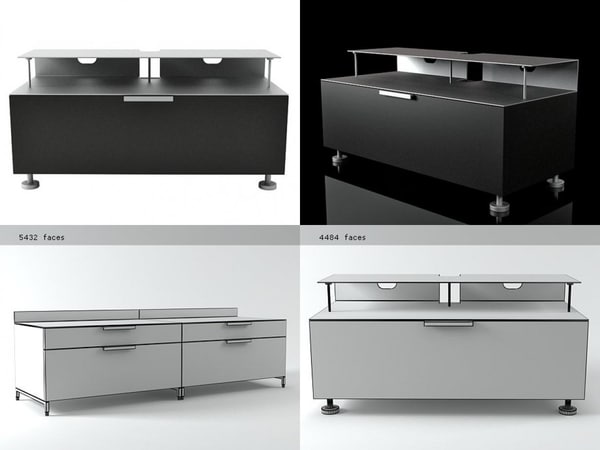 SketchUp Tv-Unit Models | TurboSquid
