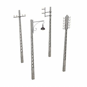 3D Telegraph Models | TurboSquid