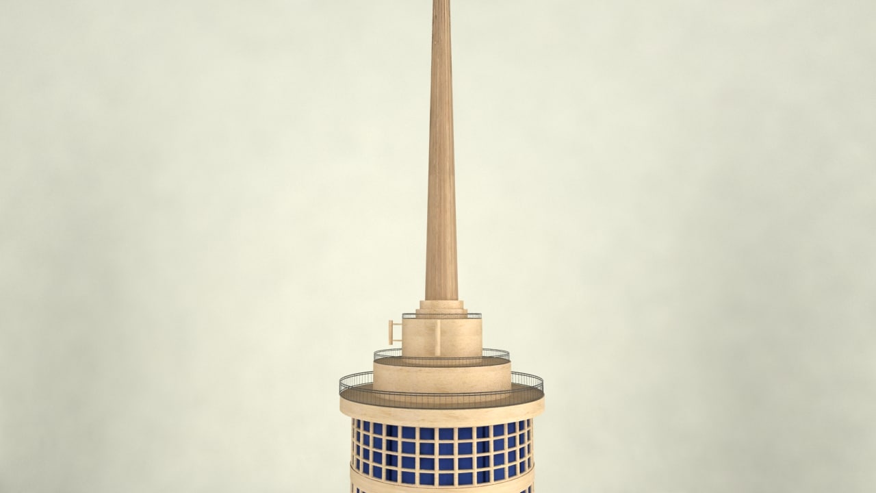 Cairo tower egypt model - TurboSquid 1185357