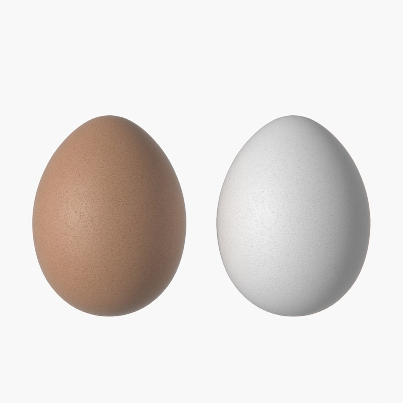 Realistic eggs 3D - TurboSquid 1185394