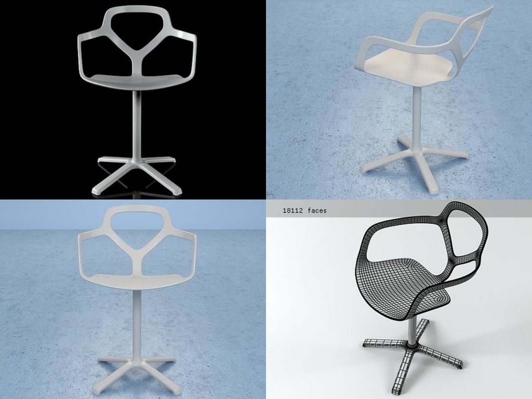 Trace chair 3D - TurboSquid 1185444