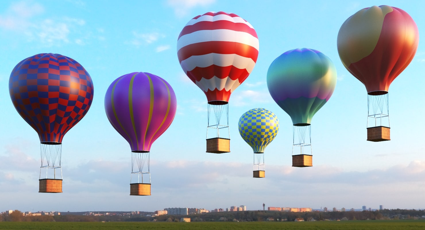 3D air balloons - TurboSquid 1185467