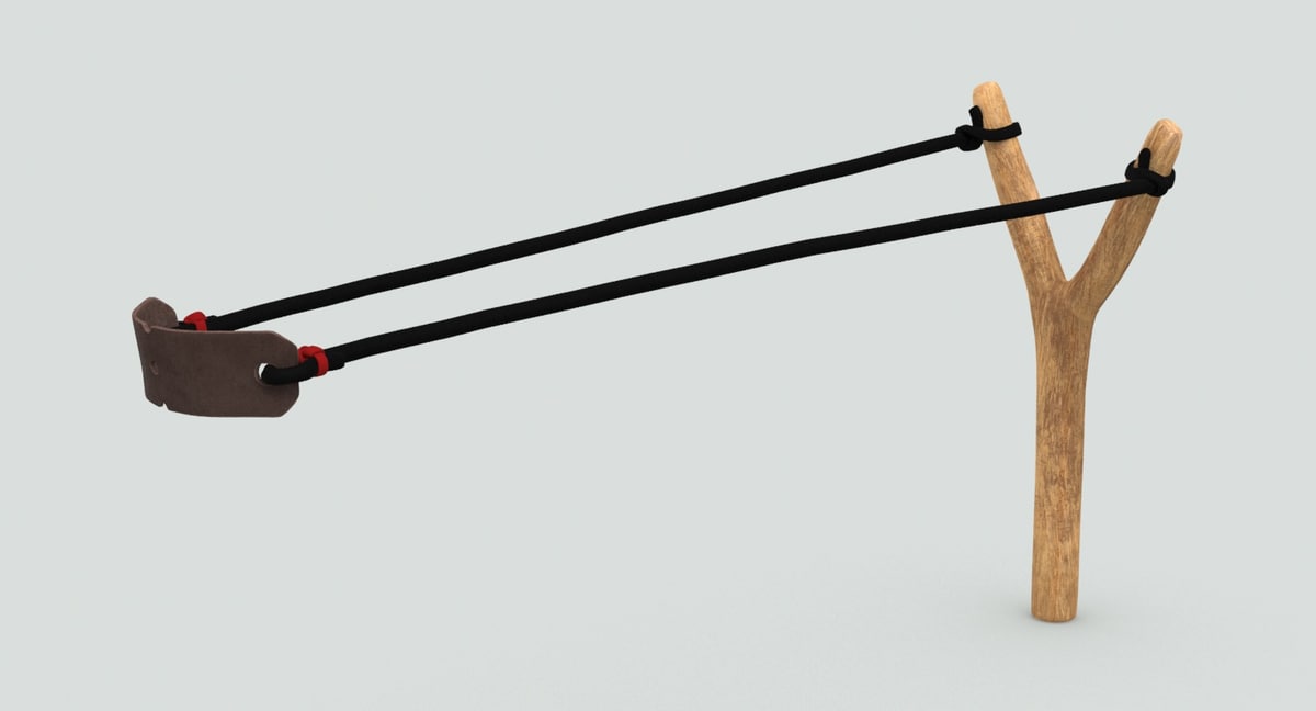 Sling-shot---pulled-back 3D - TurboSquid 1185535