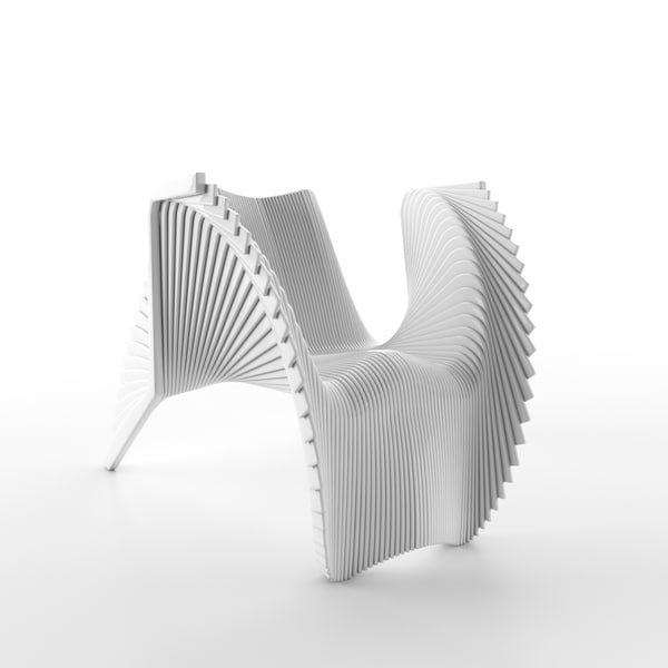 modelo 3d Sillón Monroe Alexander White - TurboSquid 1185626