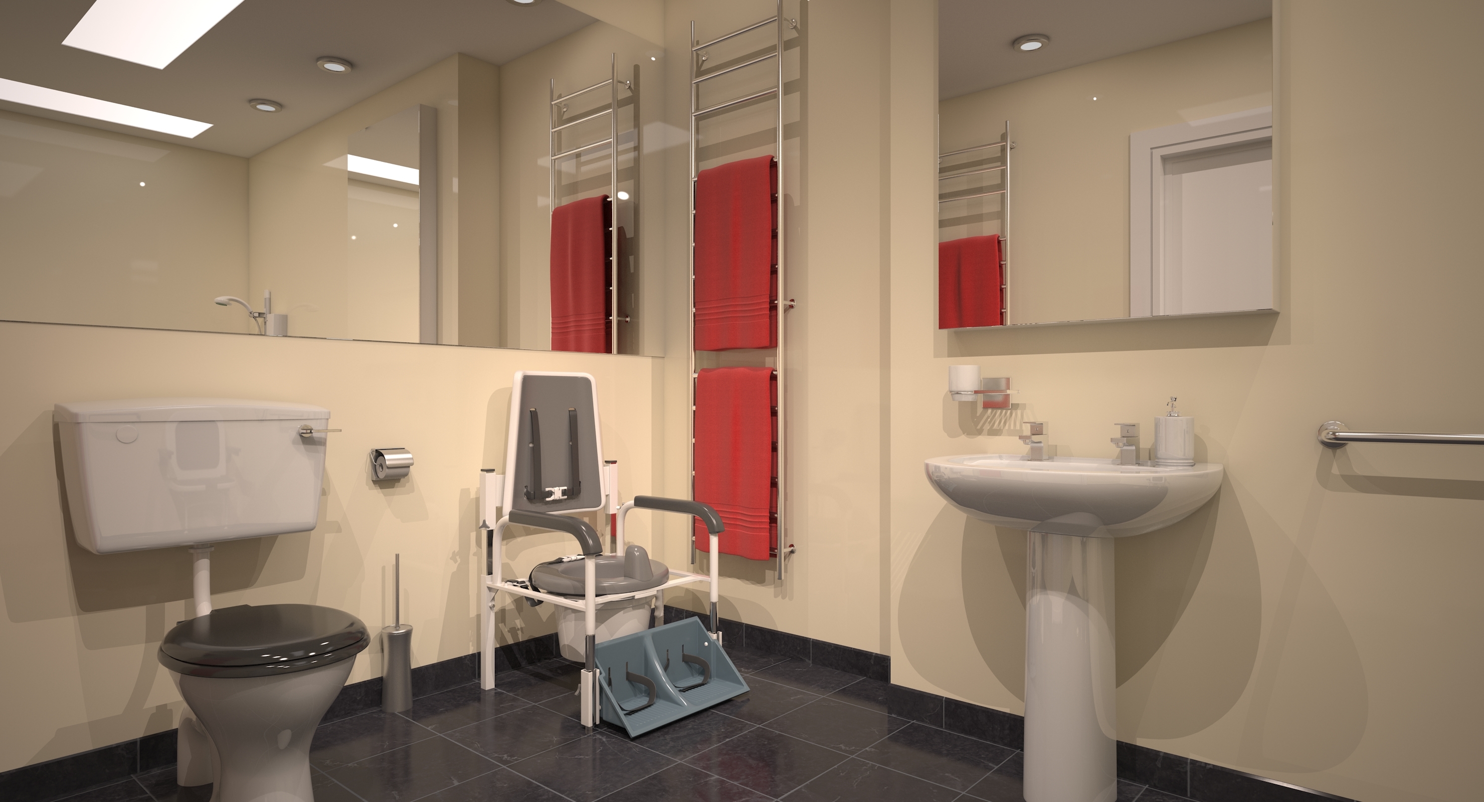Banheiro do hospital Modelo 3D - TurboSquid 1185751