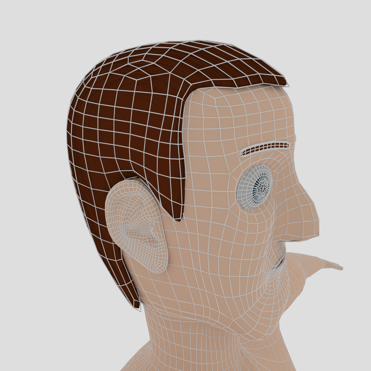 3D man fat human model - TurboSquid 1185948