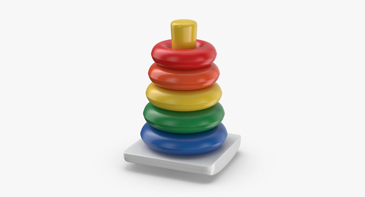 Ring-tower-game model - TurboSquid 1185983