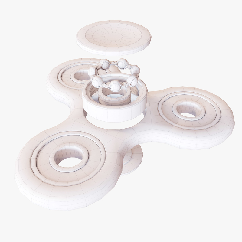 3D advanced fidget spinner - TurboSquid 1186104