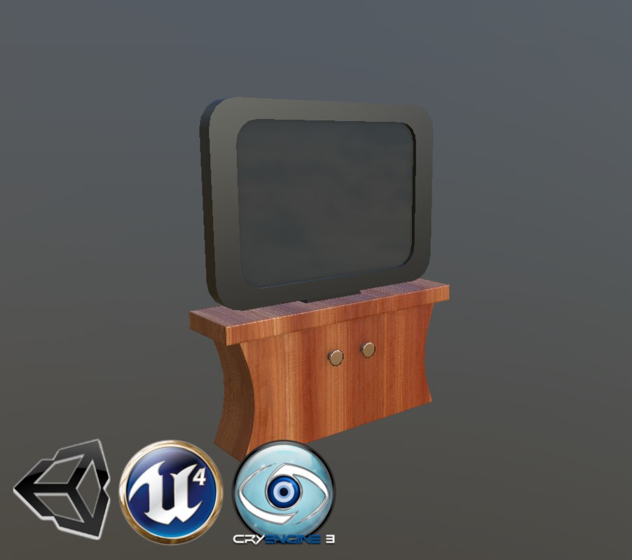 Stylized tv 3D model - TurboSquid 1186306