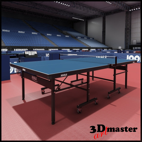 Table tennis arena model - TurboSquid 1186308