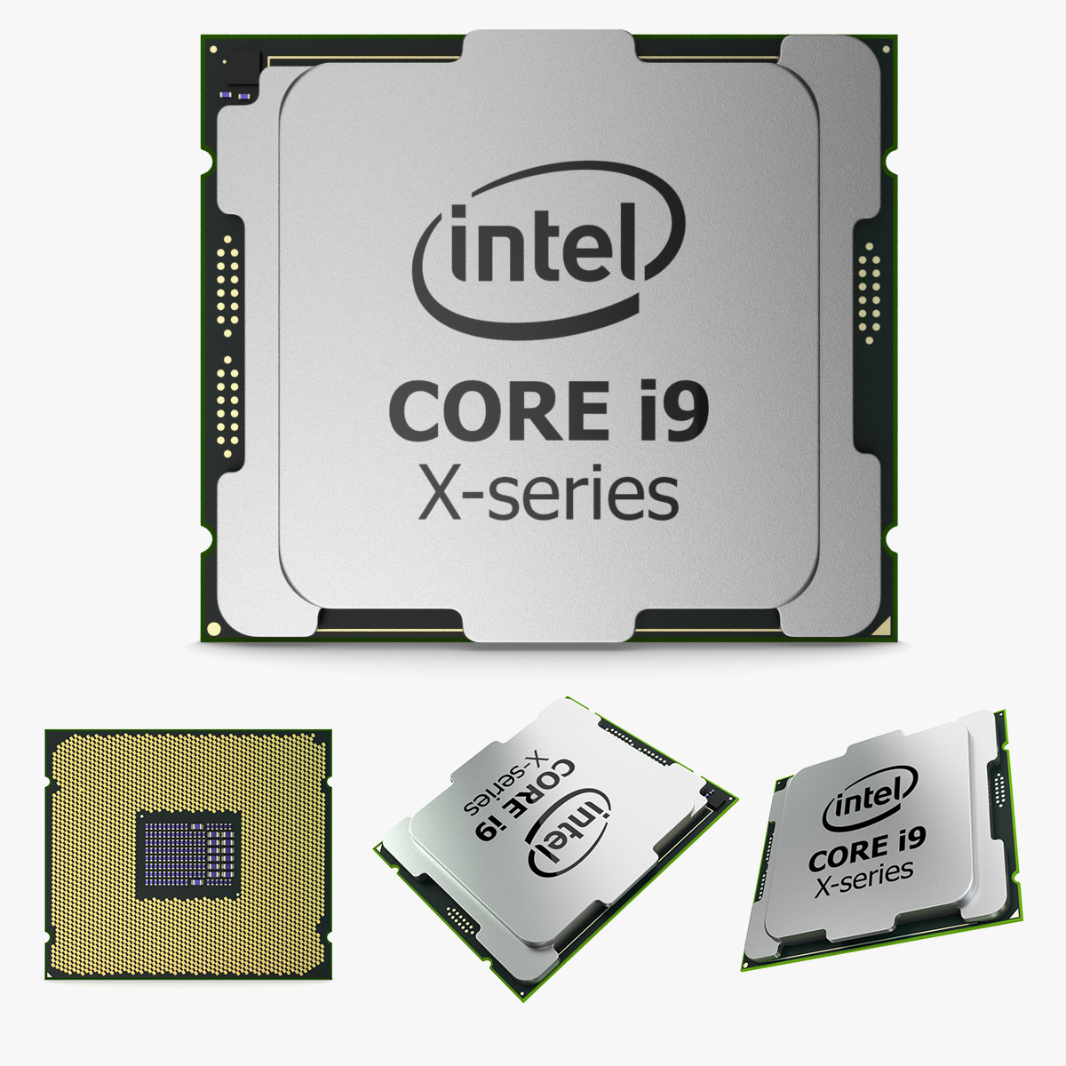 Intel core i9 x-series 3D model - TurboSquid 1186871