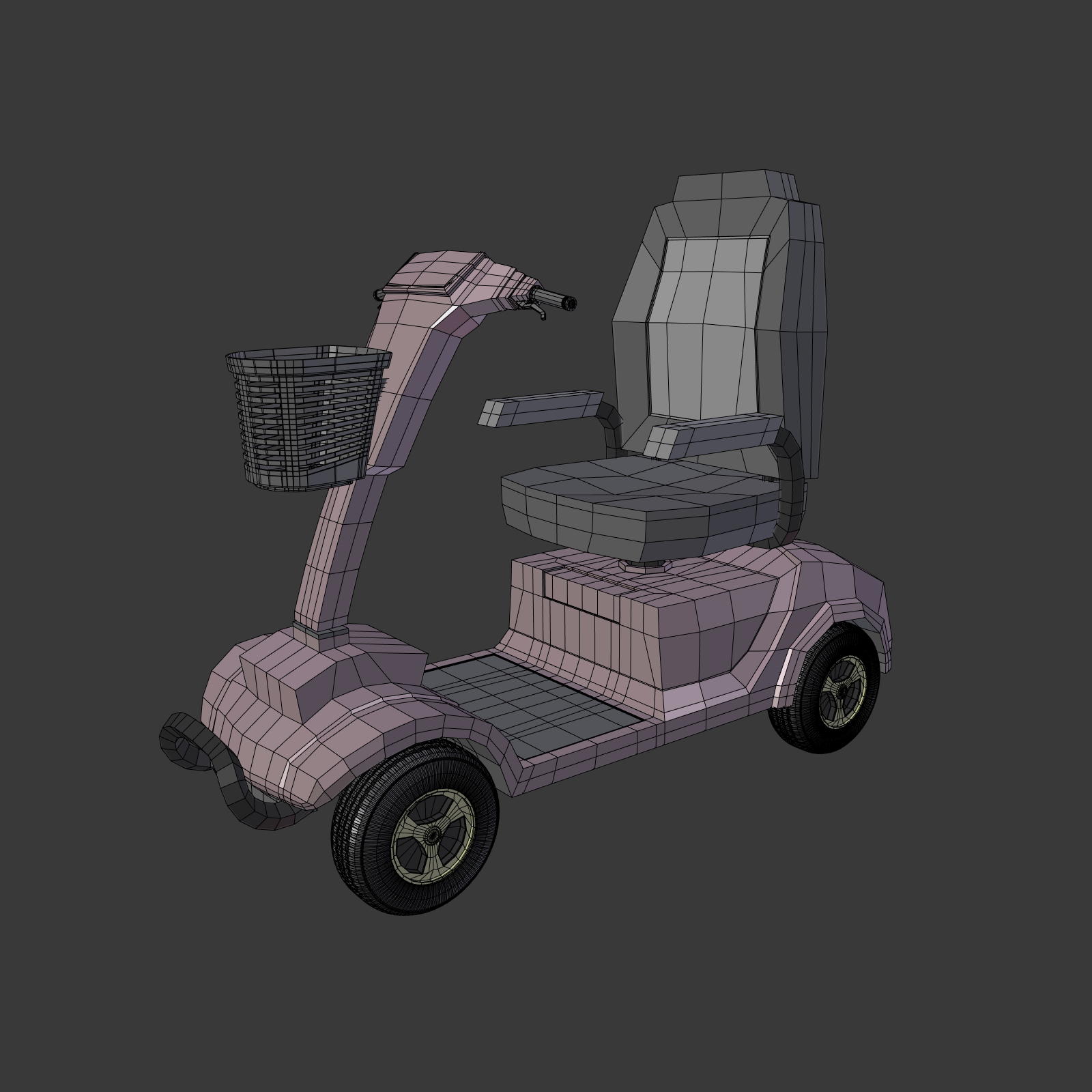 Mobility scooter 3D model - TurboSquid 1186886