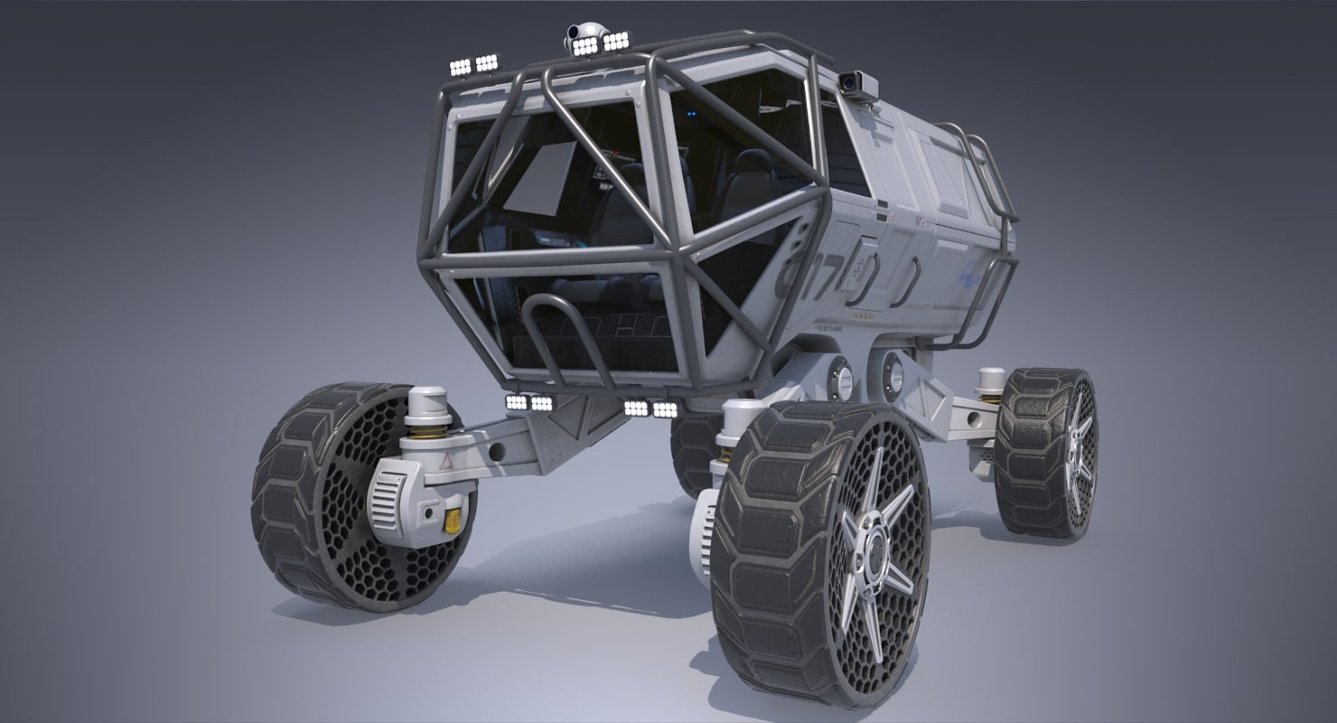 3D sci-fi scout vehicle - TurboSquid 1186902