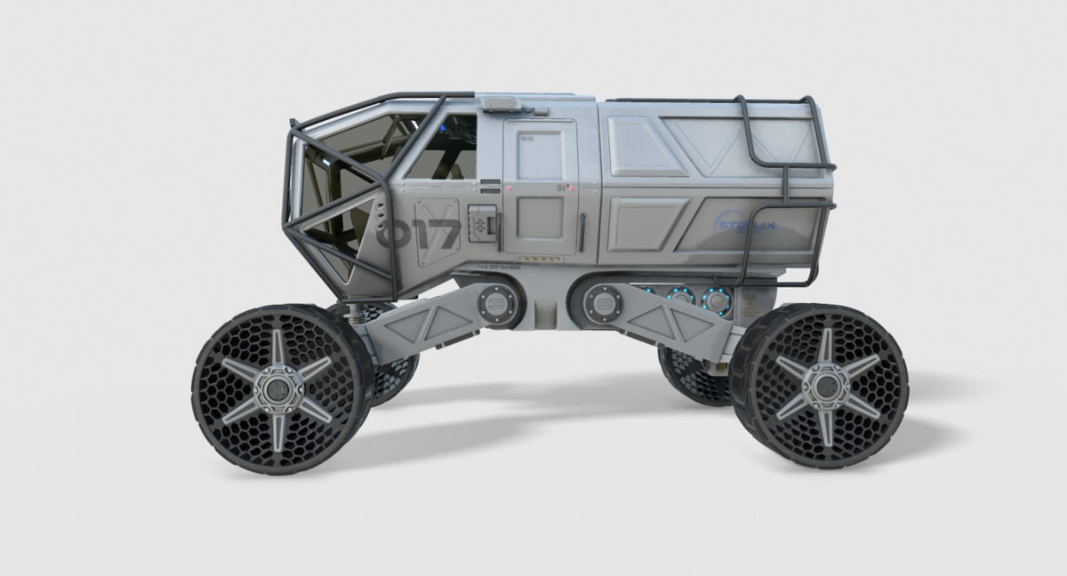 3D sci-fi scout vehicle - TurboSquid 1186902
