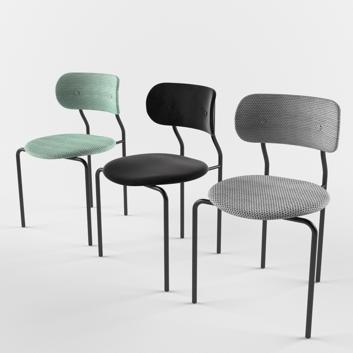 Gubi coco dining chair model - TurboSquid 1187007